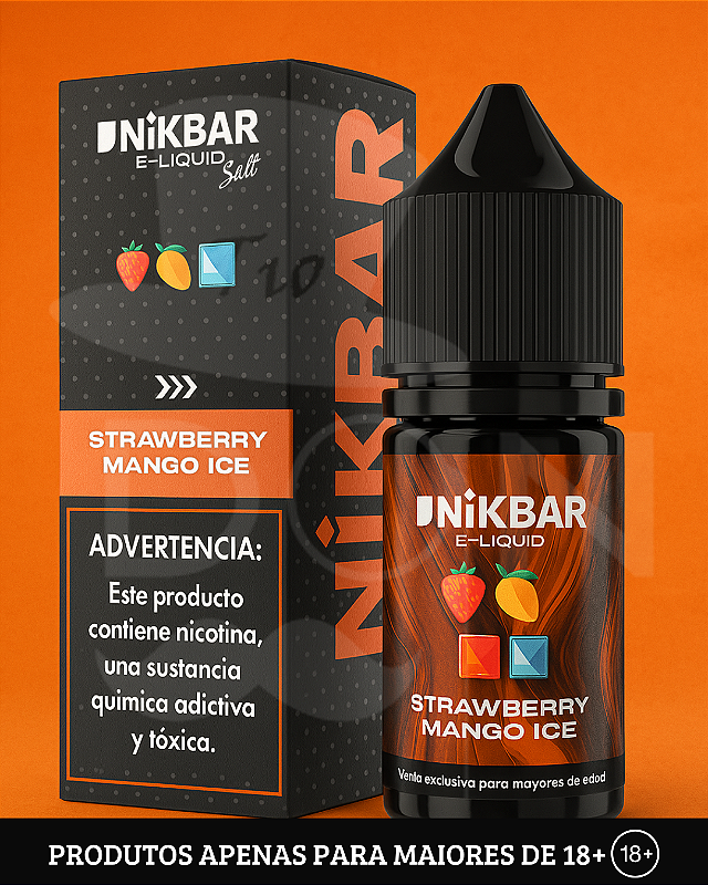 Salt Nikbar - Strawberry Mango Ice - 20mg - 30ml - DK CWB
