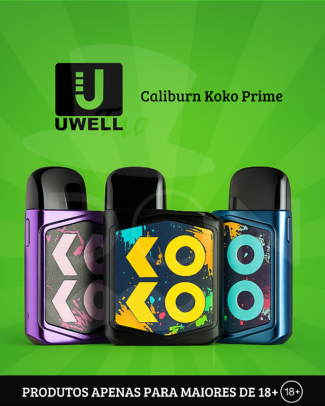 Uwell CALIBURN KOKO PRIME – Pod System – 15W - DK CWB