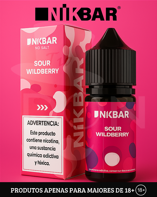 Salt Nikbar - Sour Wildberry - 50mg - 30ml - DK CWB