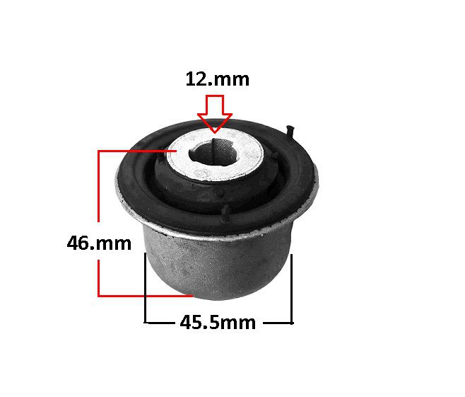 Bucha Bandeja Dianteira - Symbol 1.6 8v/16v 2009 a 2013 - P/Dianteira ...
