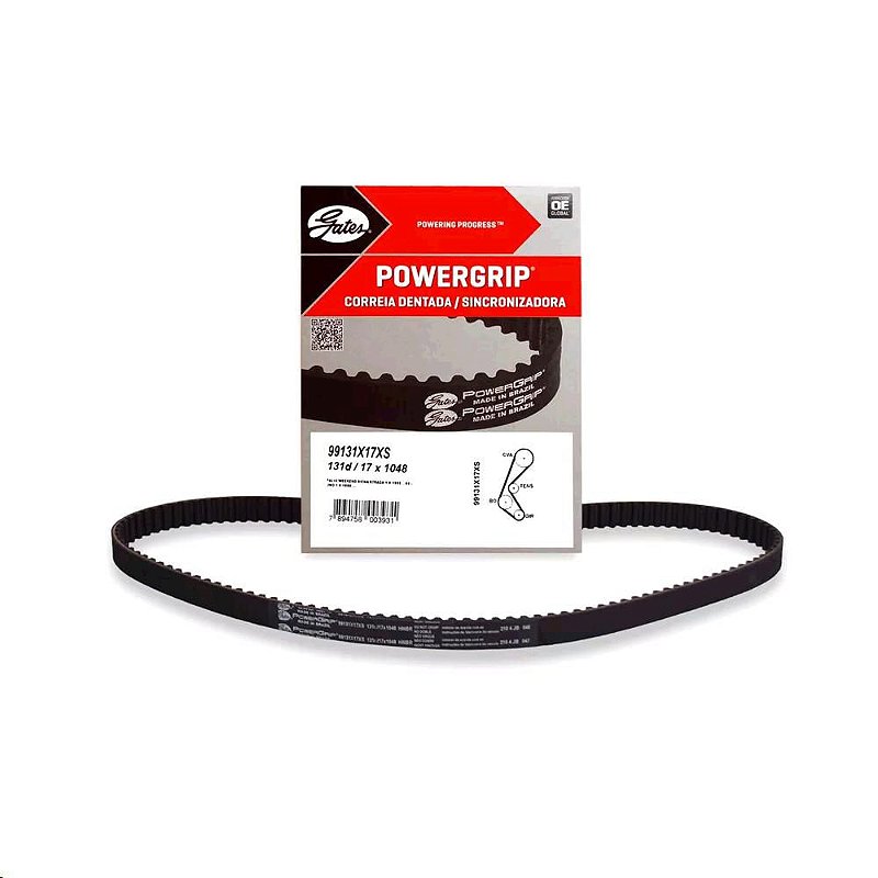 Correia Dentada Parcial - Gates - Elba 1.6 8v 1990 a 1997 -138 Dentes ...