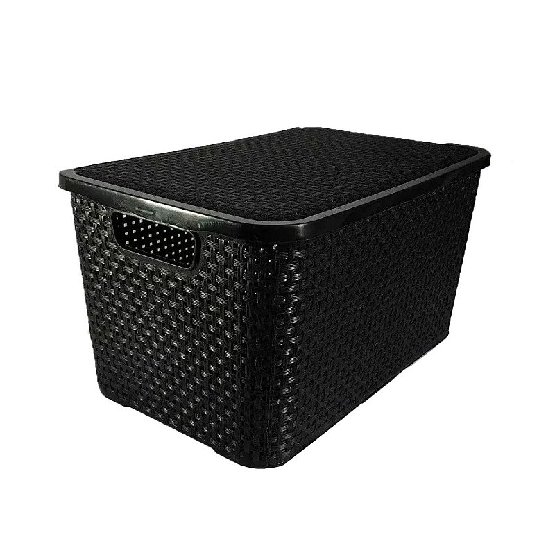 Caixa Organizadora Rattan 7 Litros - Lojas Aki Tem