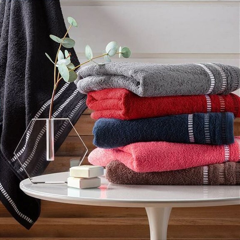 Toalha de Rosto Amalfi 50cmx70cm Sortida - Lojas Aki Tem
