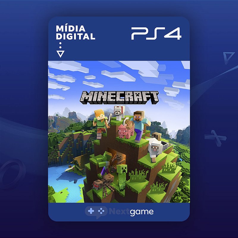 Minecraft Para PS4 - Mídia Digital - Nextgame