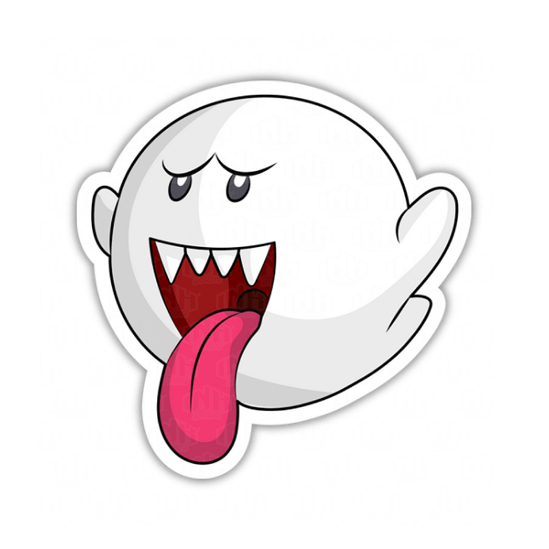 Super Mario Boo Inkstickers