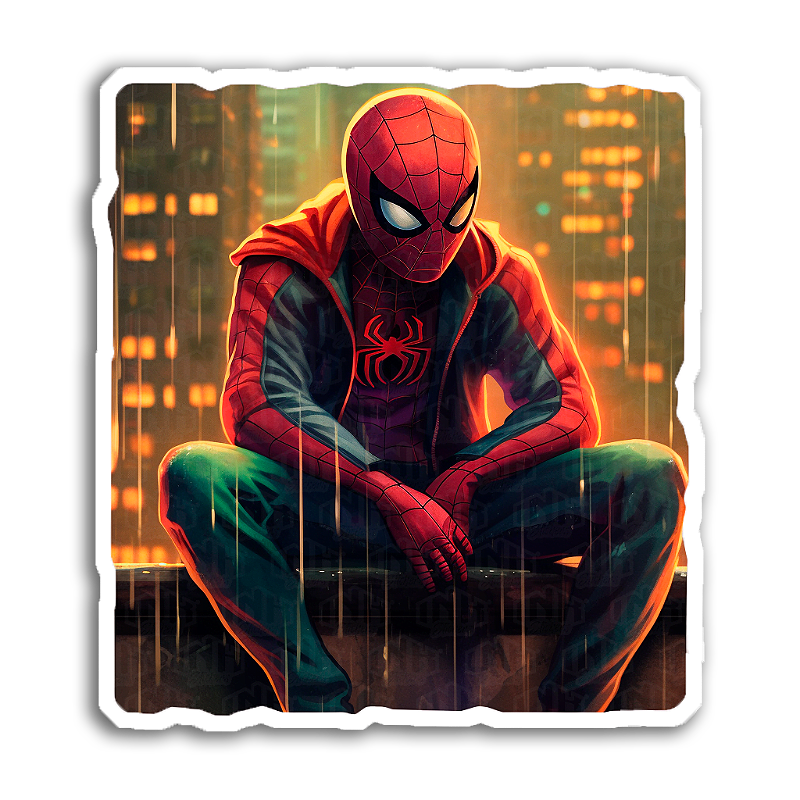 Sad Spider Man - InkStickers