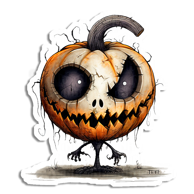 Adesivo A Prova D'água Pump Kin - InkStickers