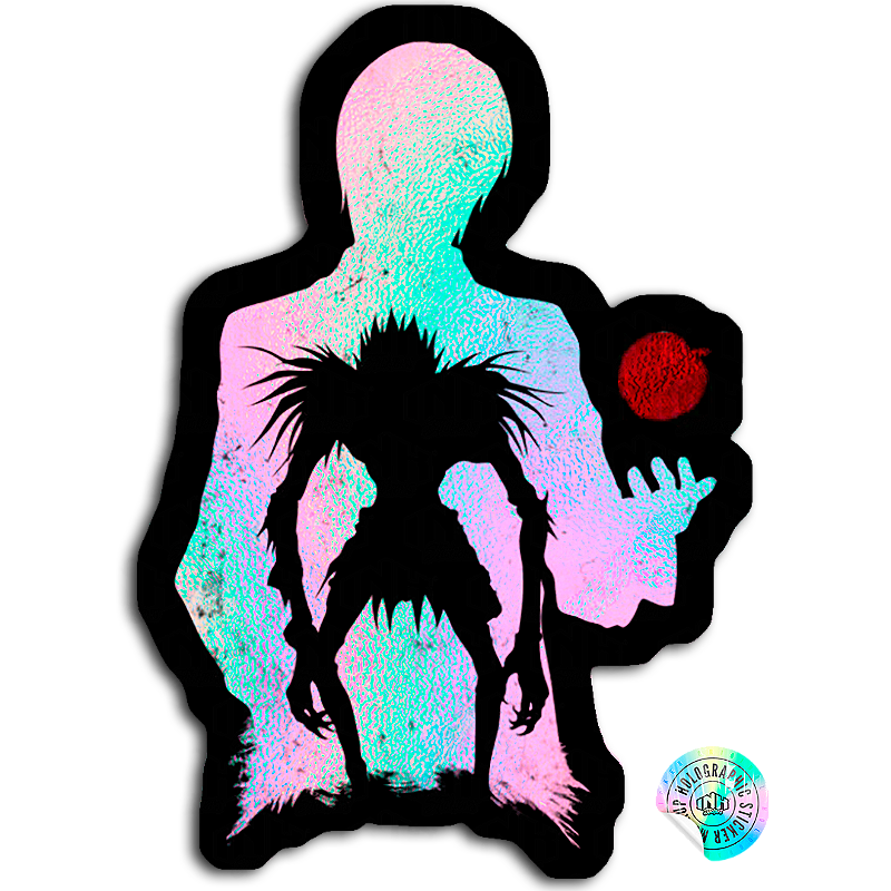 Adesivo Holográfico Death Note - InkStickers