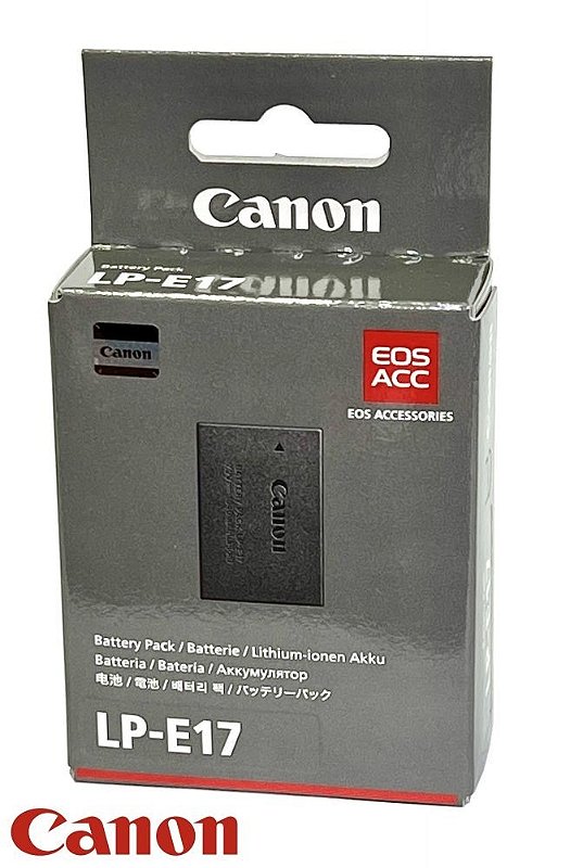Bateria Canon LP-E17 Lithium-Ion ORIGINAL - Backup Equipamentos