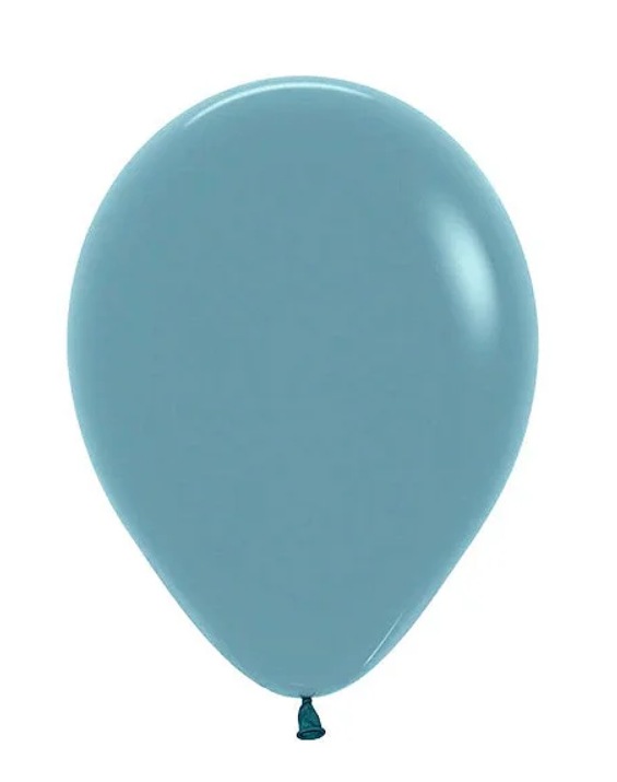 Balão Látex Azul Dusk Sempertex 12" - Oficina do Balão