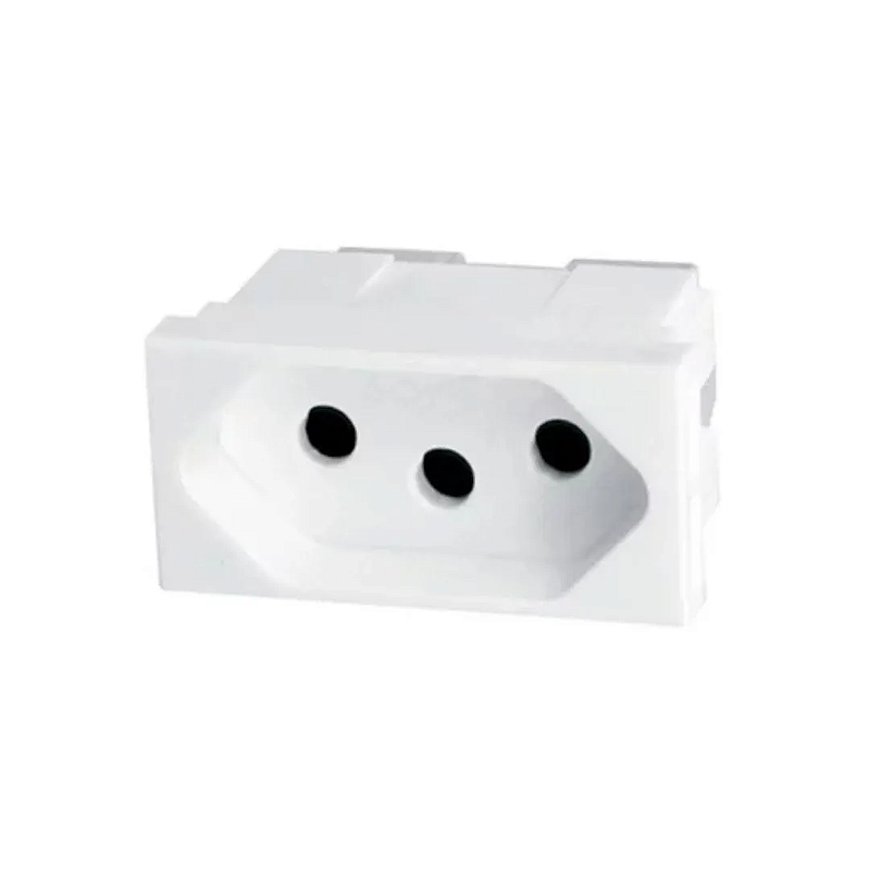 MODULO TOM 2P+T PB 20A BR 250V PIAL PLUS - Infra Elétrica