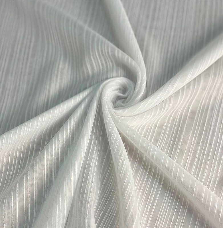 Tecido Voil Coco Ralado Branco - Ruby 16 - Antuarte Cortinas