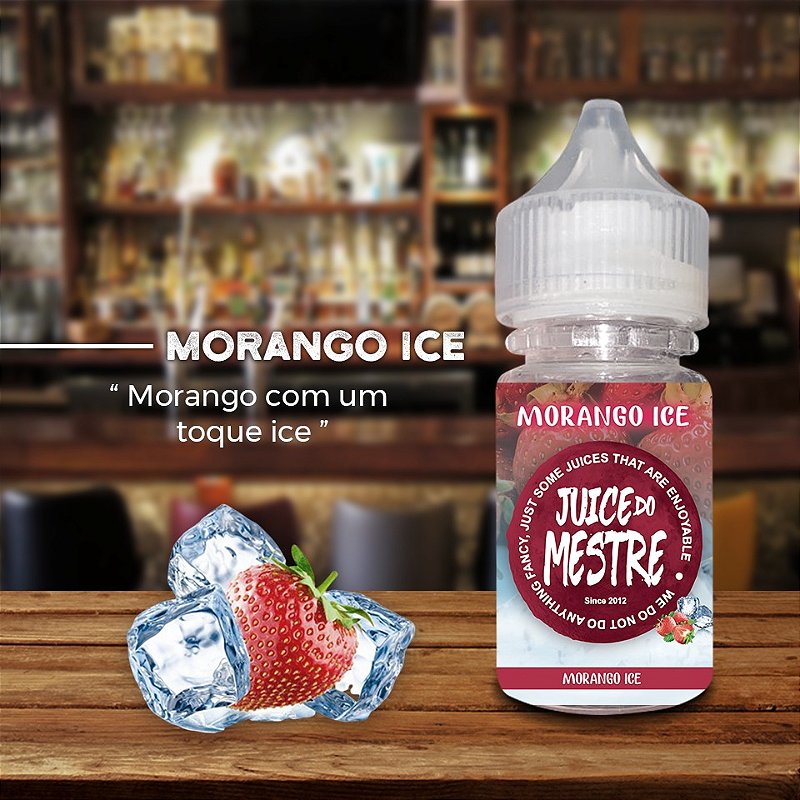 Morango Ice - Juice do Mestre