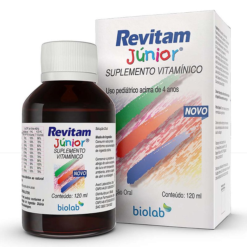 Polivitamínico Infantil Revitam Júnior Biola | Biolab | Go.Forever Onl ...