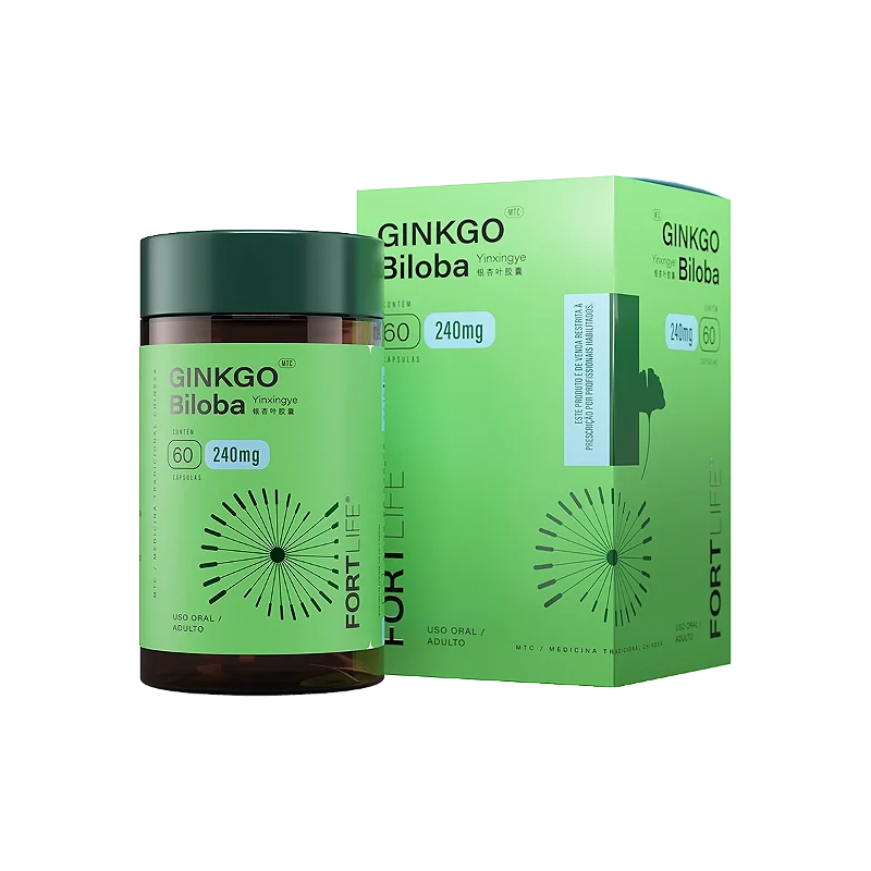 Ginkgo Biloba 240mg 60 Cápsulas FortLife - Go.Forever - Sua Loja de ...