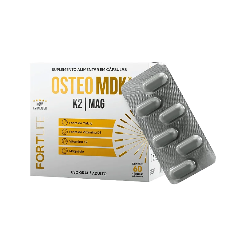 Osteo MDK 60 Cápsulas FortLife - Go.Forever - Sua Loja de Cosméticos e Perfumaria Online