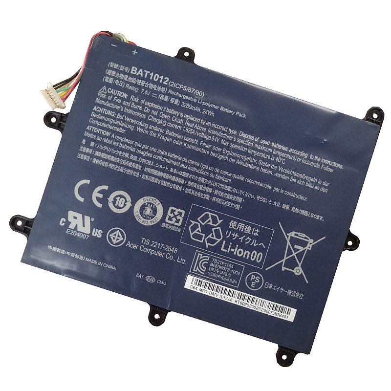 Bateria Tablet Acer Iconia Tab A200 3280mAh 7.4V BAT1012 - Seven ...