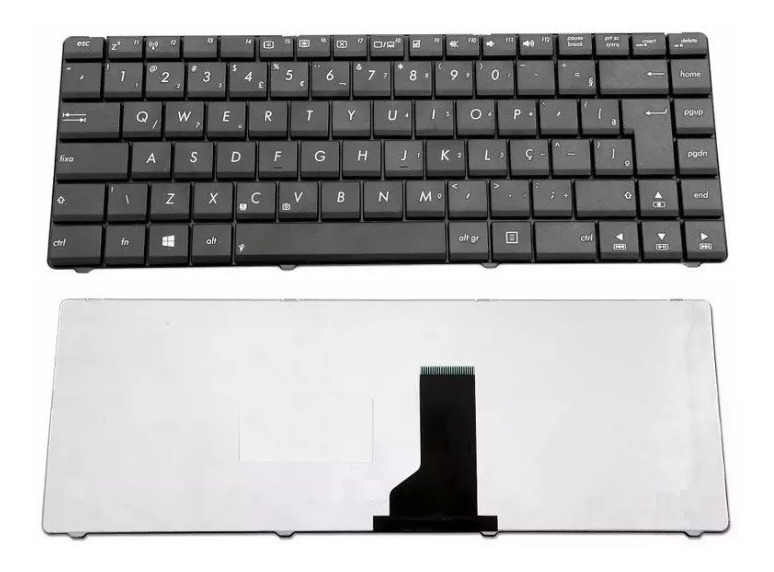 Teclado Asus 0kn0-ed2br03 9j.n1m82.51b Mp-09q56pa-528 Novo ! - Seven ...