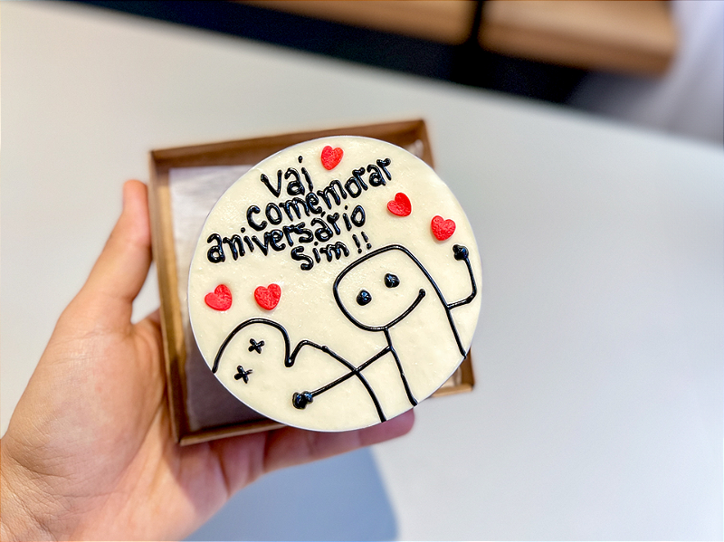 Bolo Bentô Vai Comemorar Aniversário Sim - Amor Embalado Confeitaria - Amor Embalado ...