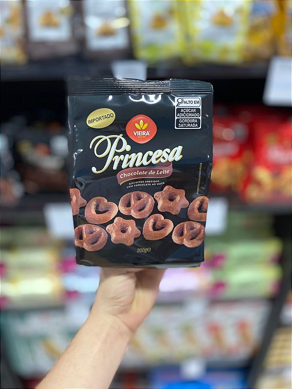 Biscoito Vieira Princesa Sortido Coberto com Chocolate 200g - Johnny ...