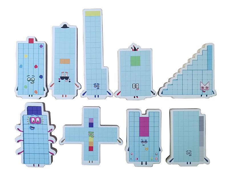 Numberblock Personagem 51 ao 59 - Brinca Mais