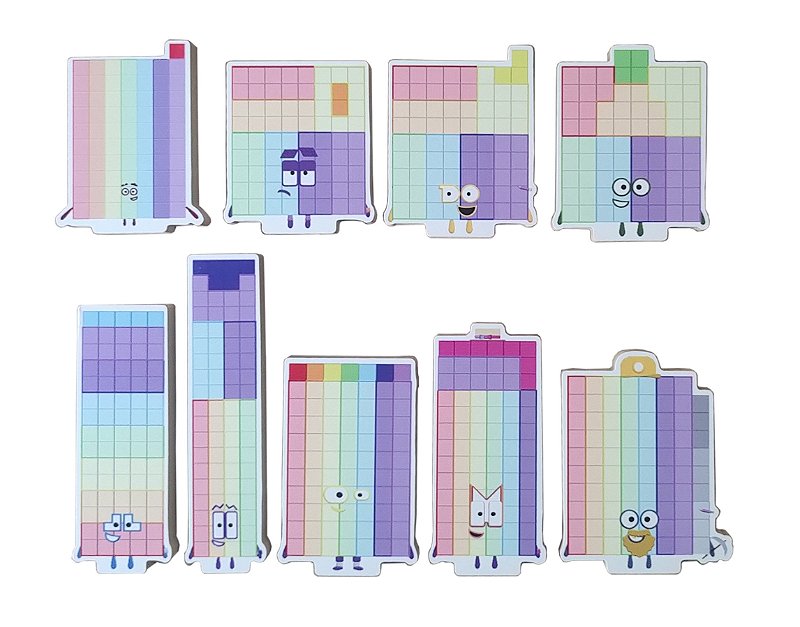 Numberblocks 71 72 73 74 75 76 77 78 79 - Brinca Mais