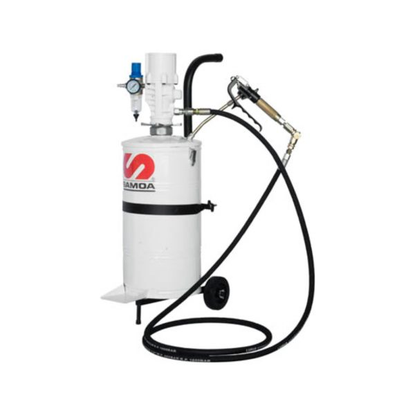 Bomba Propulsora Graxa Pneumatica Lupus P/Balde C/Compac C/Reservatorio ...