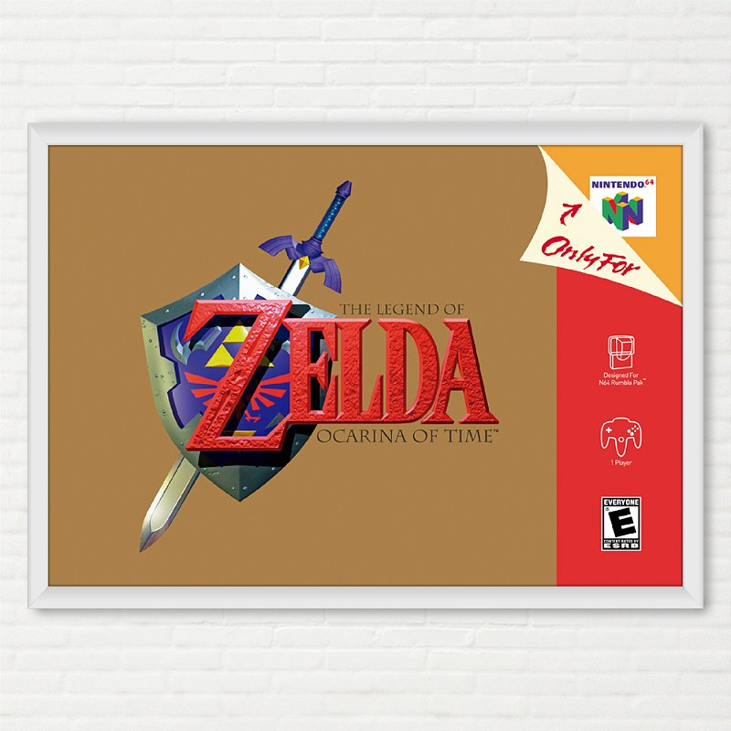 Nintendo 64 - Final Frame Quadros Decorativos