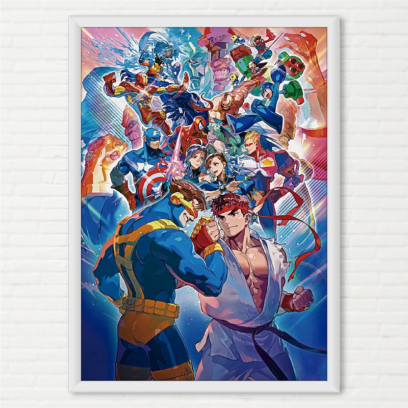 Pôsteres de Arcades Clássicos - Final Frame Quadros Decorativos