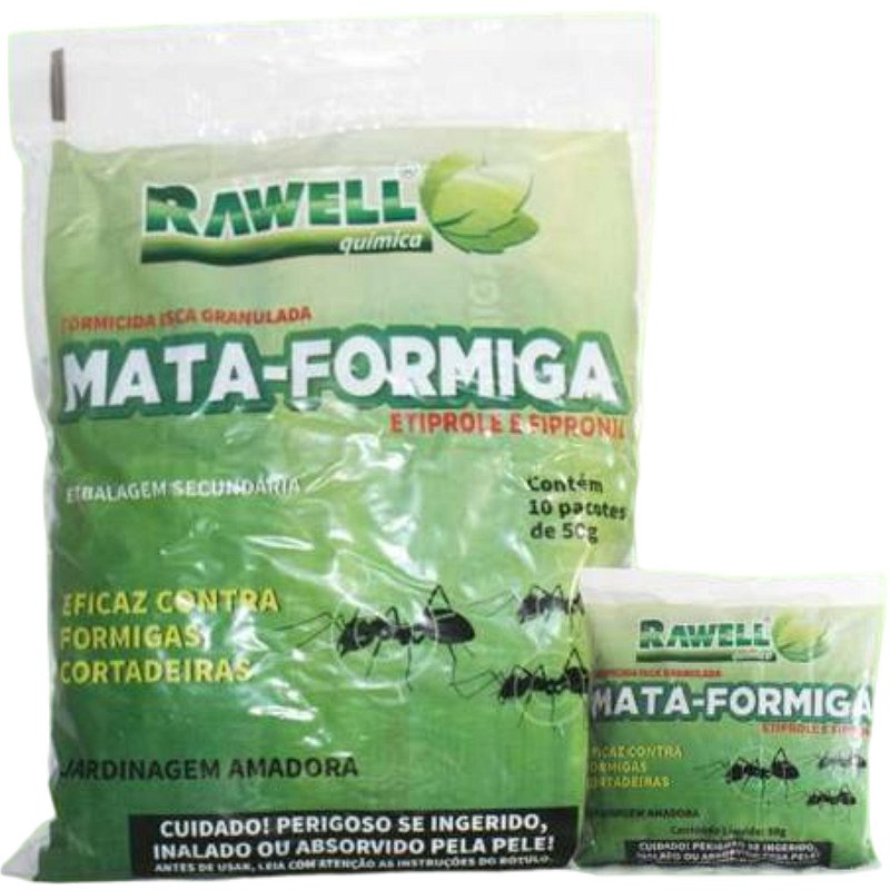Mata-Formiga Formicida Isca Granulada 10x50g - Rawell Química - JF ...