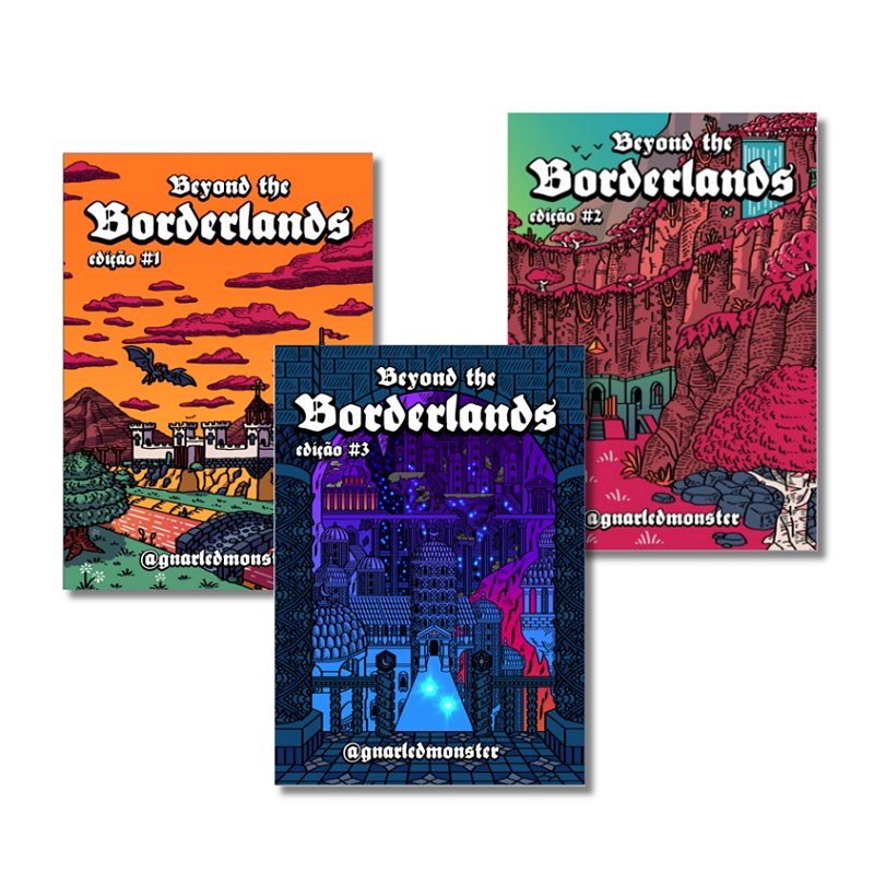 Beyond the Borderlands Trilogia Edição Limitada + Sketchbook (Físico ...