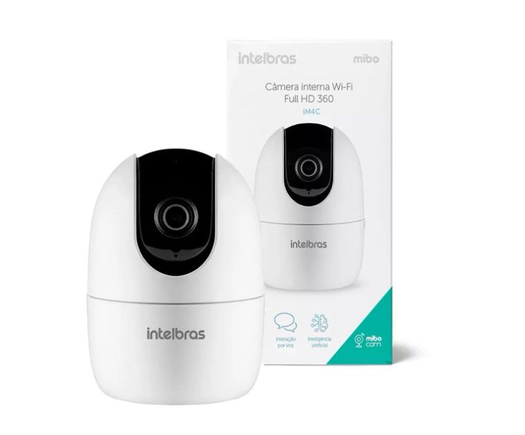 CAMERA IP INTELBRAS IM4 C 360° FULL HD WIFI E RJ45 MICROSD ATÉ 256GB ...