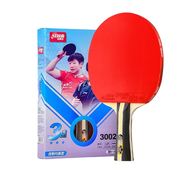 Raquete para tênis de mesa ping pong DHS modelo DHS 3002 - OPERATT | Materiais para Tênis de Mesa