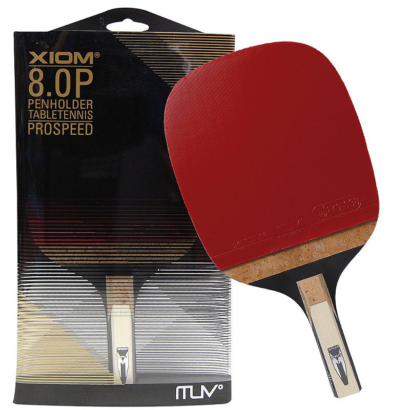 Raquete caneta para tênis de mesa ping pong XIOM modelo M 8.0 P - OPERATT | Materiais para Tênis ...