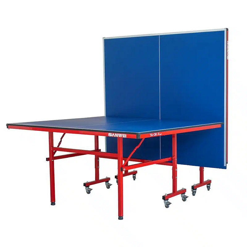 Mesa de tênis de mesa SANWEI - TA-06 Rouge - FRETE NÃO INCLUSO - OPERATT | Materiais para Tênis ...