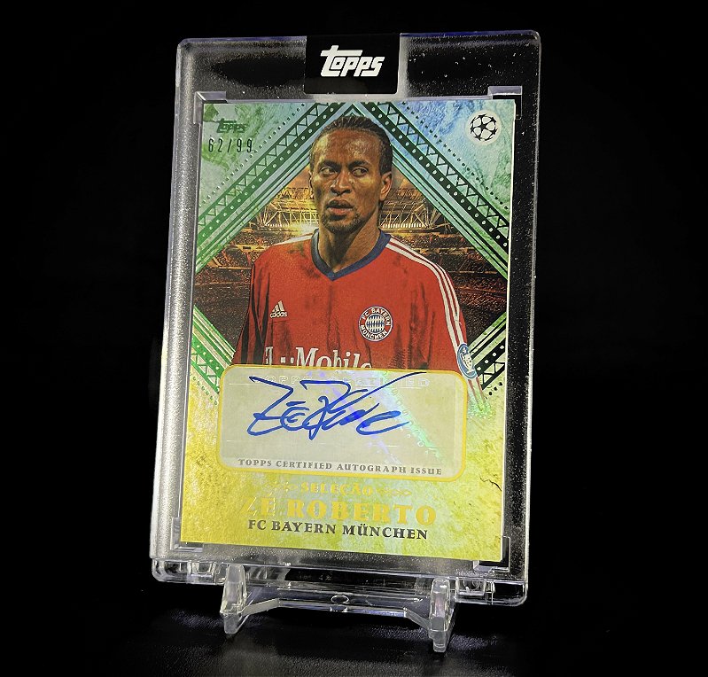 Zé Roberto #/99 Autógrafo - 2023/24 Topps Seleção - Card Spot