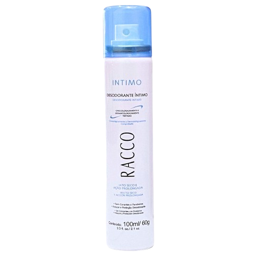 DESODORANTE INTIMO FEMININO RACCO 100ML AÇÃO PROLONGADA - OUTLET SAUDE ...