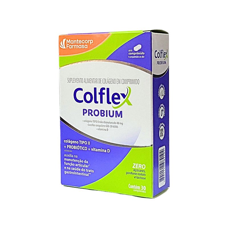 COLFLEX PROBIUM 30 COMPRIMIDOS - OUTLET SAUDE BELEZA E BEM ESTAR