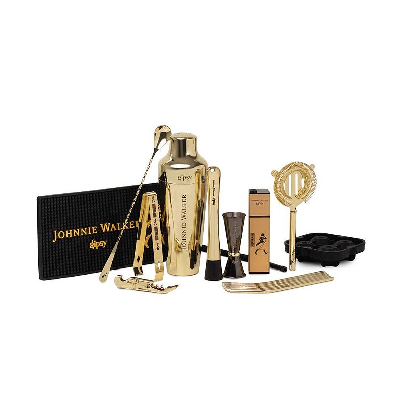 Kit Home Bar 17 Peças Johnnie Walker Gipsy Gold - Giralar - A loja da ...