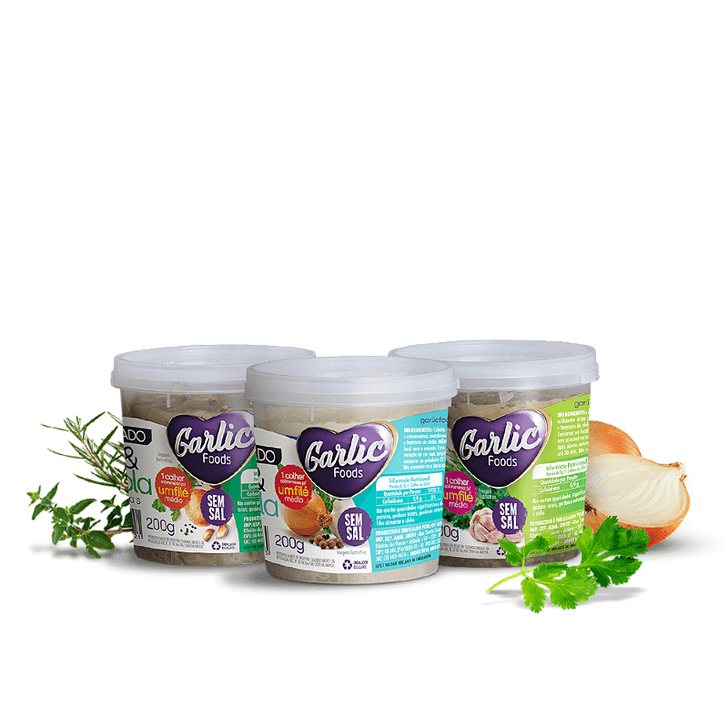 Kit 3 Temperos Alho e Cebola 200g Salsa Cebolinha Ervas Finas Gourmet ...