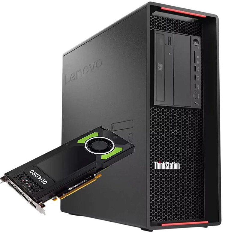 Workstation Lenovo ThinkStation P720: Silver 4110, 128GB, 2x Nvme 512Gb ...