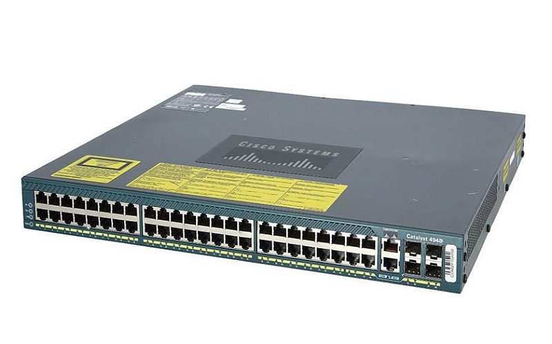 Switch Cisco Catalyst 4948 Ws-c4948 48 Portas 10/100/1000 - ShockTI ...