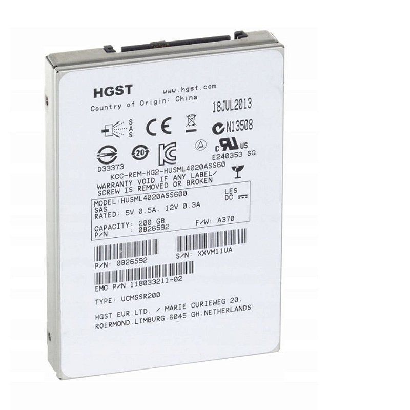 SSD Hitachi SAS 200GB 2,5" HUSML4020ASS600 - ShockTI - Comércio de ...