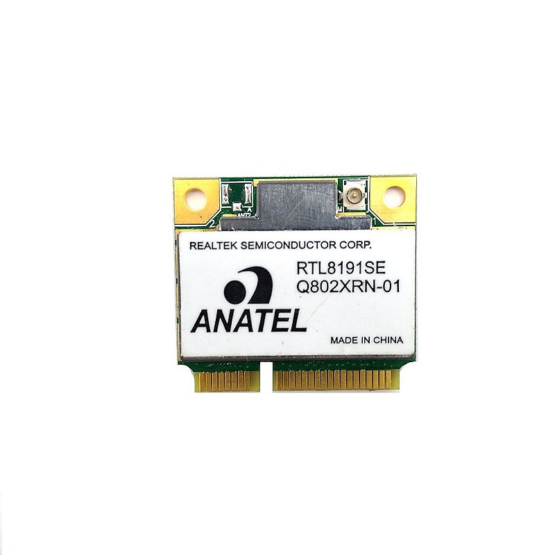 Placa Wireless Mini Pci´e Realtek Rtl8191se / Q802XRN-01 - ShockTI ...