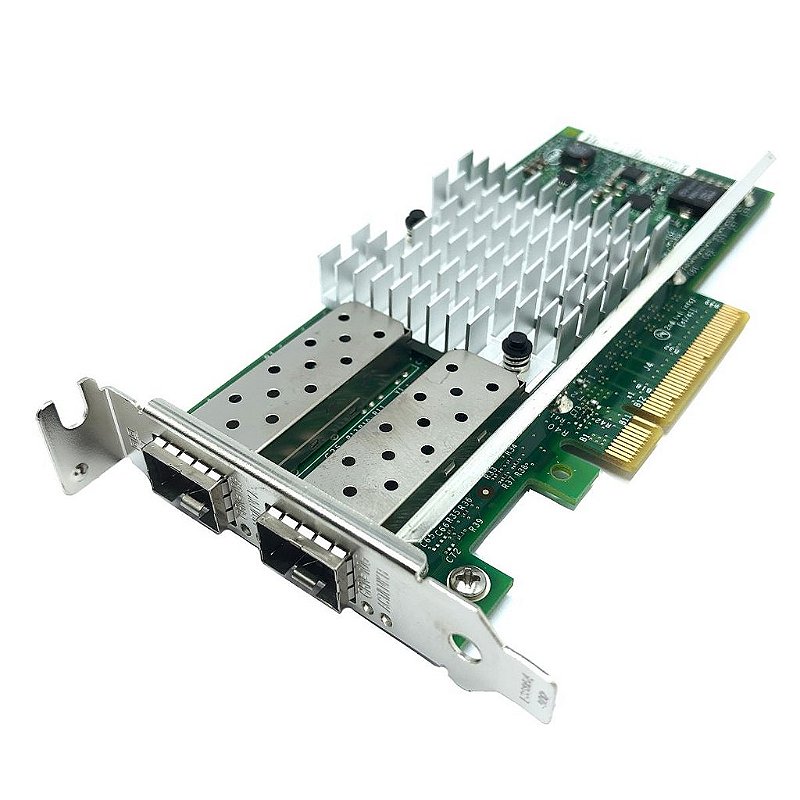 Placa de Rede Intel X520-DA2: 10GB, 2x port SFP+ / Perfil BAIXO ...