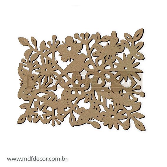 Sousplat em mdf - Retangular - Modelo 01 - Mdf Decor - Arte, Decoração ...