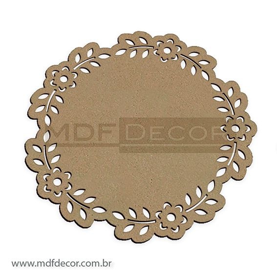 Sousplat em mdf - 31x31 cm - Modelo 07 - Mdf Decor - Arte, Decoração e ...