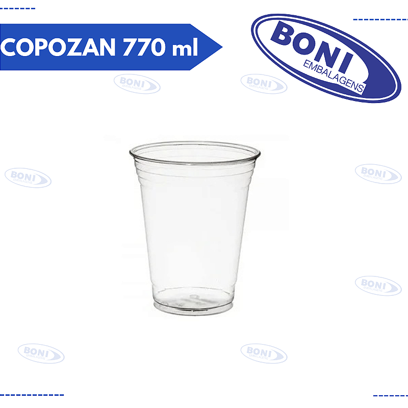 COPO COPOZAN 770 ml C/ 50 - Boni Embalagens