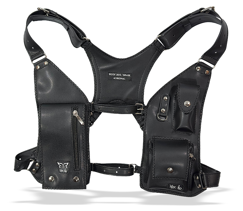 DIOMBO CARTUCHEIRA - PRETO PREMIUN ALTA PERFORMANCE - (VEGAN) - Kaic Bo