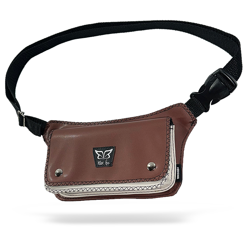 POCHETE BÁSIKA - MARROM / OFF WHITE - PREMIUN ALTA PERFORMANCE - (VEGAN ...